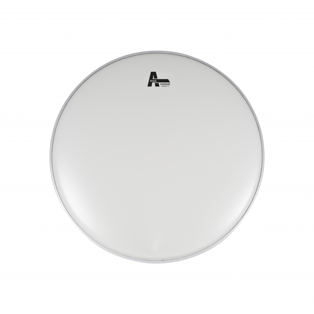 Attack 15″ ProFlex2 2 Ply Heavy White Coated Drum Head – BR Distribution